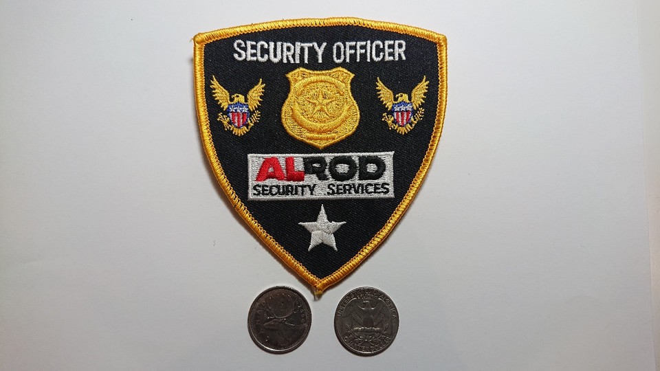 ALROD Security Services Patch Badge Crest | eBay