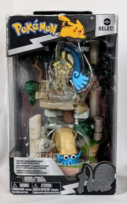 Jazwares Pokemon Select ANCIENT RUINS ENVIRONMENT & FIGURE Display Pack ...