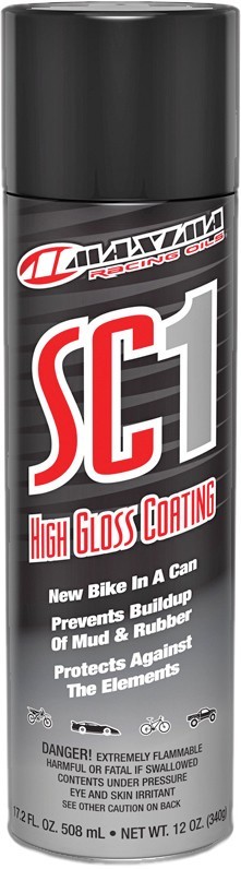 Maxima Racing Oils SC1 High Gloss Silicone Clear Coat 12 oz. Spray Case ...