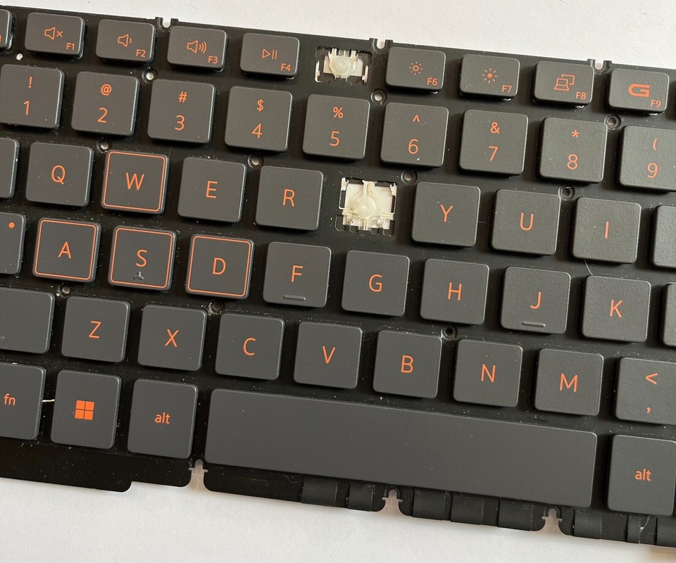 Dell G15 5510 5511 5515 Laptop US Keyboard One Key Cap + Hinge 24N2X ...