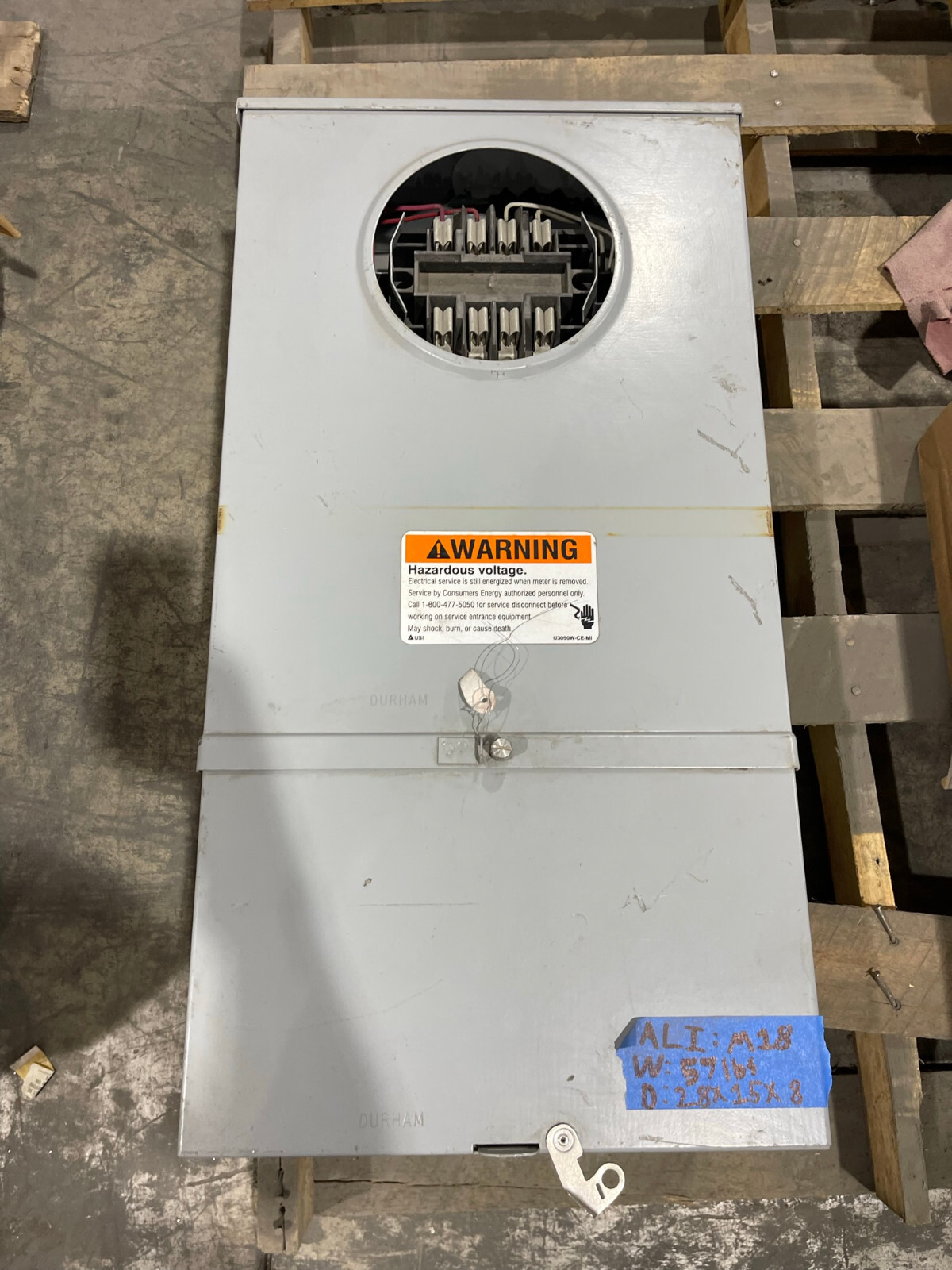 Wire 8 Terminal Jaw 20 Amp Transformer CT Current Meter Socket single ...