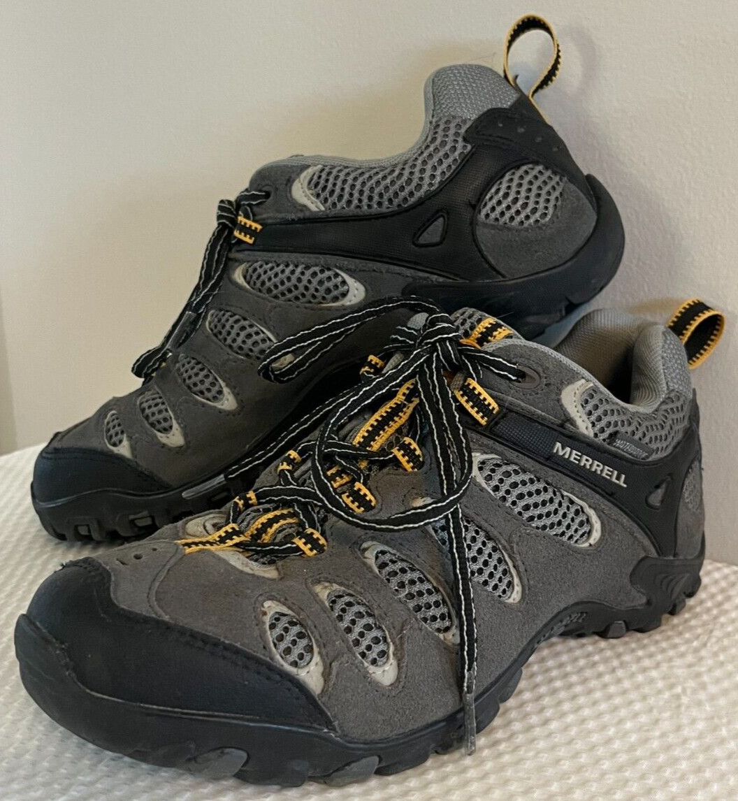 Merrell Men's Trail Hiking Shoes Sneakers Castle Rock… - Gem