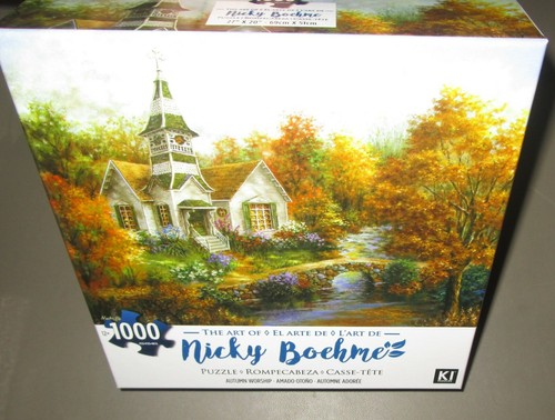 New Sealed 1000 Piece Nicky Boehme AUTUMN WORSHIP Jigsaw Puzzle | eBay