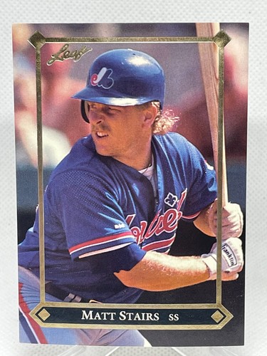 Matt Stairs 1992 Leaf Gold Leaf Rookies #BC-8 Insert | eBay