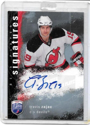 TRAVIS ZAJAC 2007-08 BE A PLAYER SIGNATURES CERTIFIED AUTOGRAPH | eBay