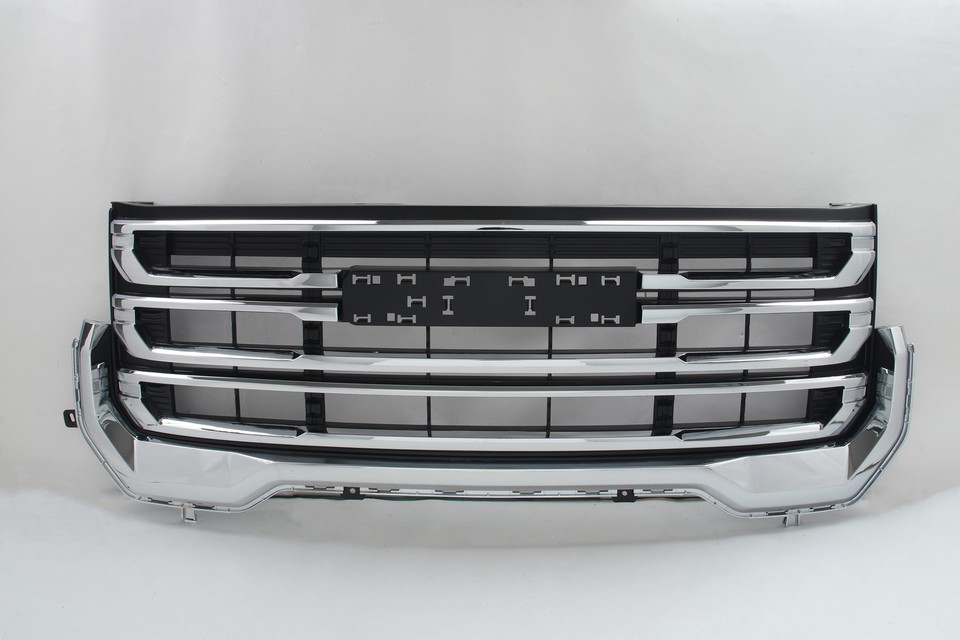 Front Upper Grille Grill Chrome Trim For GMC Acadia 2020 2021 2022 2023 ...