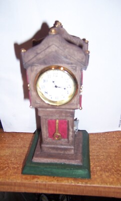 NEW IN BOX J.C. PENNEY Polystone Grandfather Clock Design Faux Clock | eBay