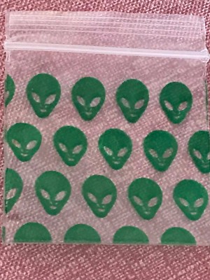 100 SMALL BAGGIES 1515 1.5" X 1.5" MINI Resealable POLY DESIGNER BAG ...