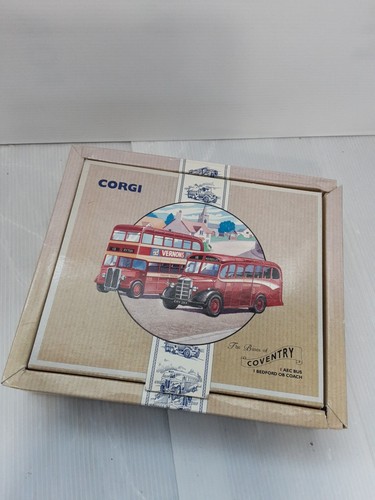 Corgi 97061 The Buses of Coventry AEC Bus Bedford Ob Coach Diecast Bus ...