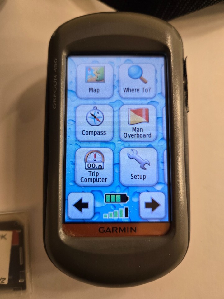 Garmin Oregon 450 Handheld Touchscreen GPS Weatherproof Navigation with ...