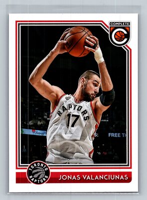 Jonas Valanciunas Toronto Raptors 2016-17 Panini Complete #288 Trading ...
