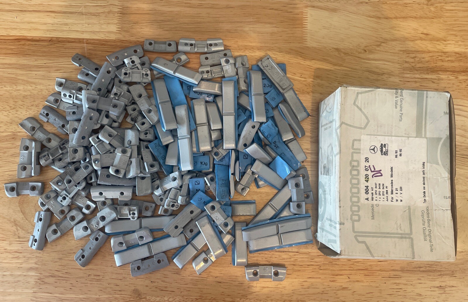 Large Lot Of Mercedes Benz Weights For Wheel Balancing | eBay