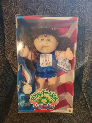 1996 OLYMPIKIDS CABBAGE PATCH DOLL TRACK & FIELD MARGAUX JUNE - NIB | eBay