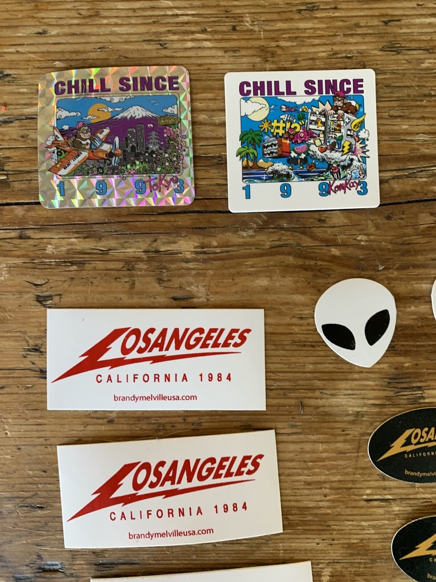 Brandy Melville Stickers Logo BRANDY MELVILLE VIYNL STICKER Chill