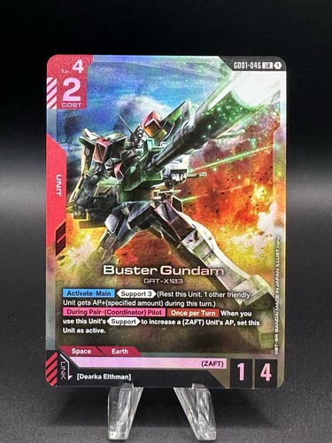 Buster Gundam (GD01-046) (NM) - Gundam Card Game - Newtype Rising (ENG) | eBay