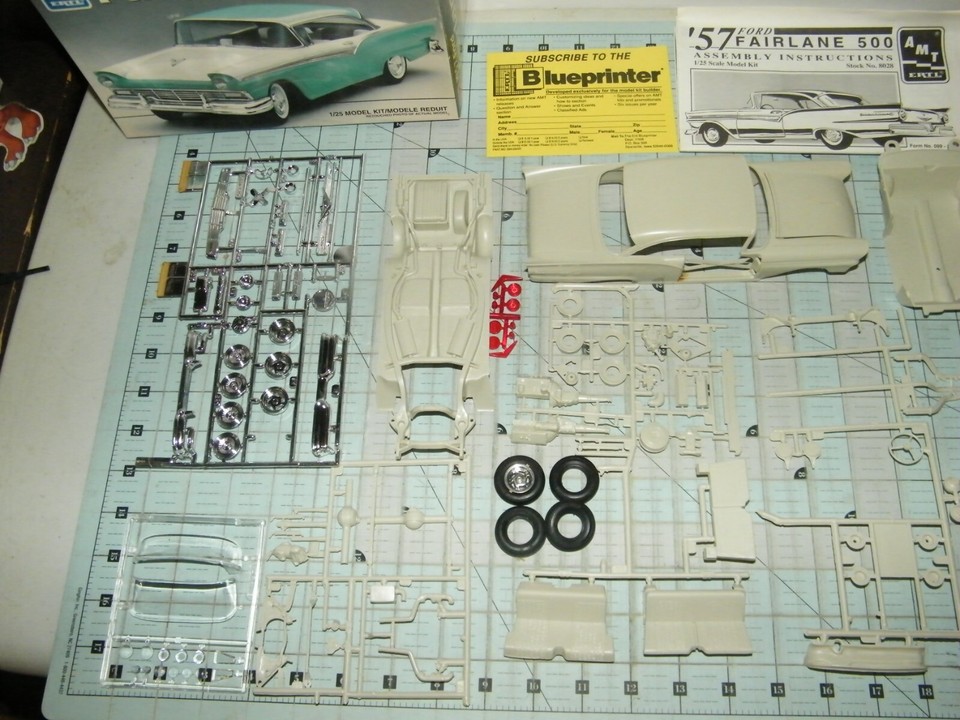 AMT ERTL 1957 Ford Fairlane 500 Model Kit 3 In 1 Open Box | eBay