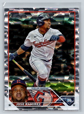 2023 Topps Series 1 #256 Jose Ramirez Silver Foil Board Super Box ...