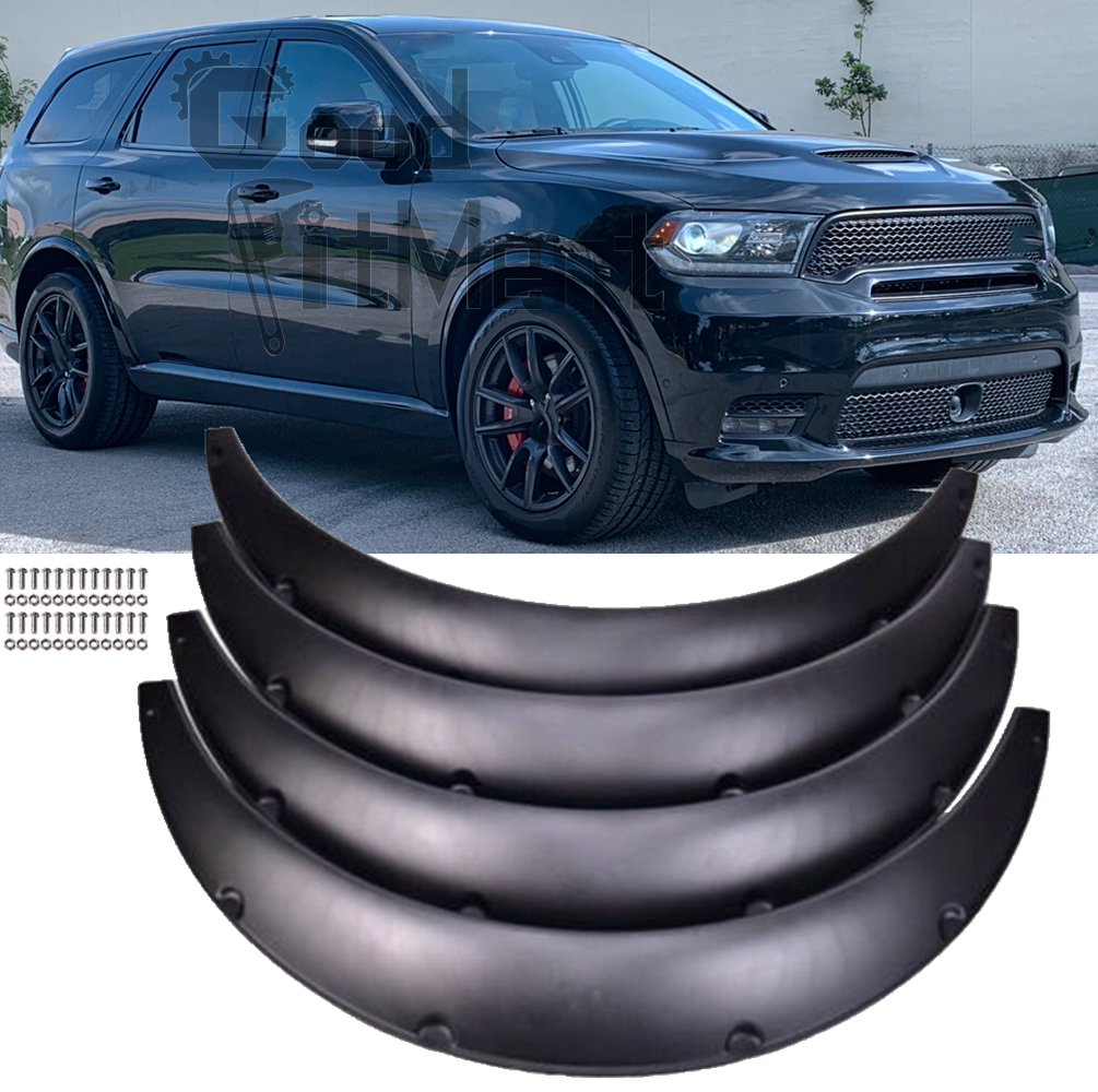 4pcs Fender Flares Extra Wide Body Kit Wheel Arches 80mm For Dodge ...
