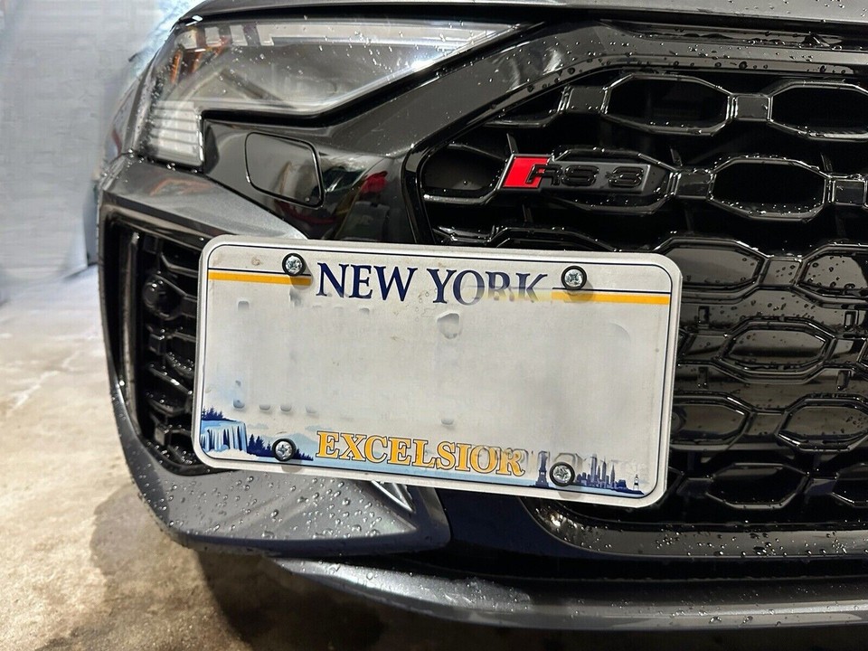 2022-2025 Audi A3 S3 RS3 Quattro Bumper Tow Hook License Plate Mount ...