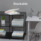 12 X 12 Paper Storage, 4 Pack Scrapbook Storage Box for 12" X 12" Paper ...