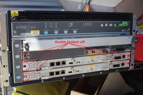 Juniper MX240 Router - (1x) MPC5E-100G10G - (2x) RE-S-1800X4 - (2x ...