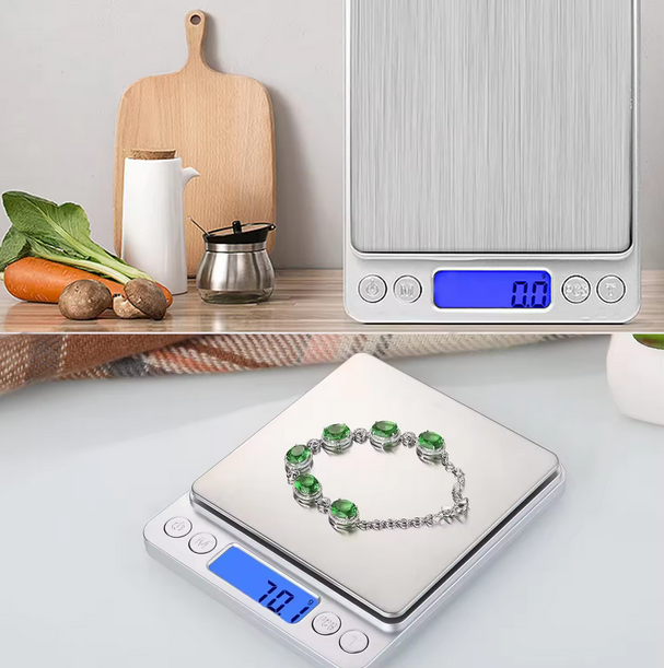 Weight Scale Kitchen Jewelry Gold Grain Food Balance Weight Gram 2000g ...