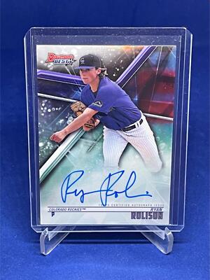 RYAN ROLISON 2018 TOPPS BOWMAN’S BEST REFRACTOR AUTOGRAPH AUTO PROSPECT ...