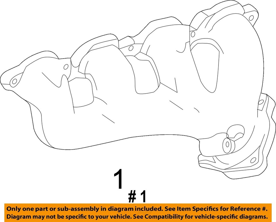 GM OEM 14-20 Escalade ESV Exhaust System Manifold-Exhaust Manifold ...