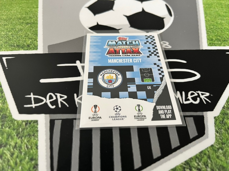 Topps Match Attax UEFA Champions League 22/23 100 CLUB Card Ederson Man ...