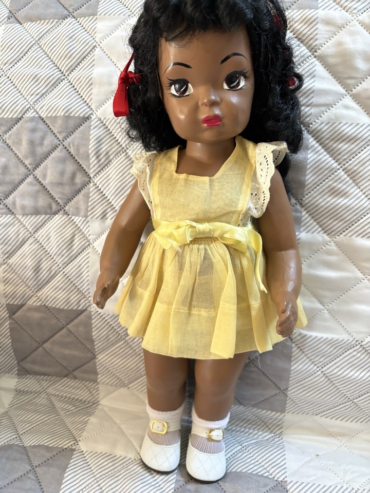 Terri Lee Bonnie Lou Doll Wearing Yellow Dress And panties printed tag ...