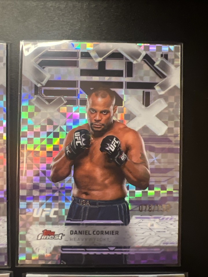 2025 Topps Finnest UFC Number Cards Log of 4 Cards | eBay