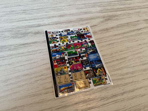 EXCLUSIVE Sticker Sheet for rare LEGO Inside Tour The Vault 4000042 ...