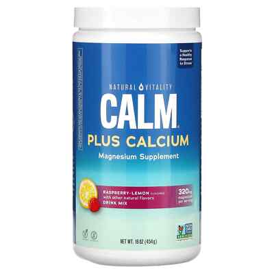 2 X Natural Vitality, CALM Plus Calcium, The Anti-Stress Drink Mix ...