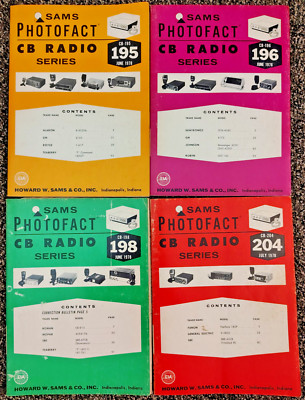 SAMS Photofacts CB Manuals - Lot of 19 List in description | eBay