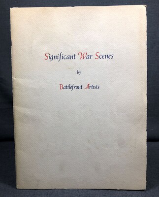 Significant War Scenes Battlefront Artists WW2 Chrysler 1947 Drawing ...