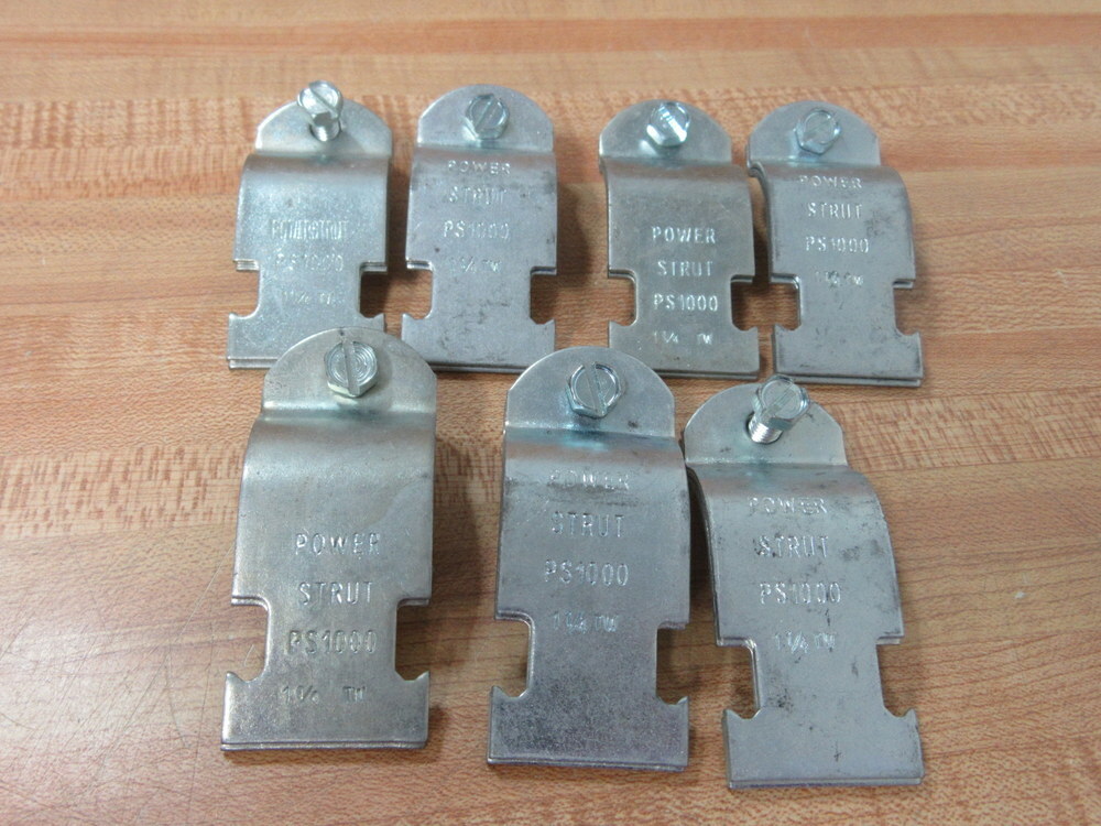 Power Strut PS 1000 1-1/4 1-1/4" EMT Pipe Clamp PS1000114 7 Pair | eBay