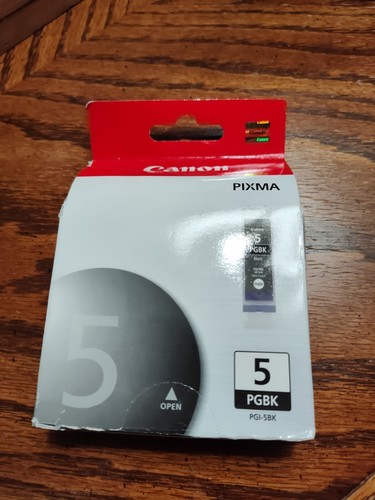 Genuine Canon PGI-5BK PGBK 5 Black Ink Cartridge Pixma Brand New in Box ...
