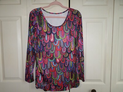 TEMU - NWOT - AWESOME Multicolor Pullover Tunic Top - S | eBay