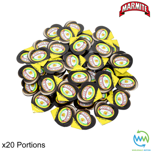 20x MARMITE Yeast EXTRACT Vegan SPREAD Portion POT 8G Single Individual ...