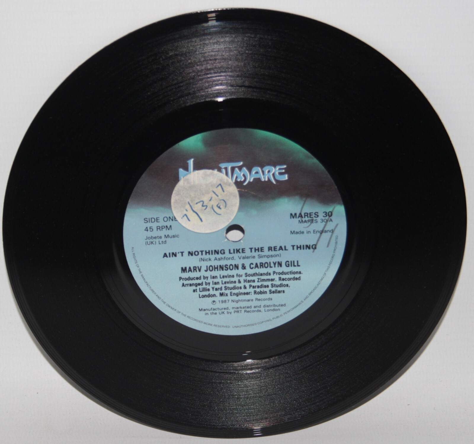 Marv Johnson & Carolyn Gill – Ain’t Nothing Like The Real Thing- Vinyl 7" Single | eBay UK