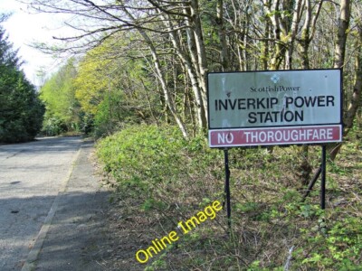 Photo 6x4 Inverkip Power Station sign Wemyss Bay/NS1969 The power ...