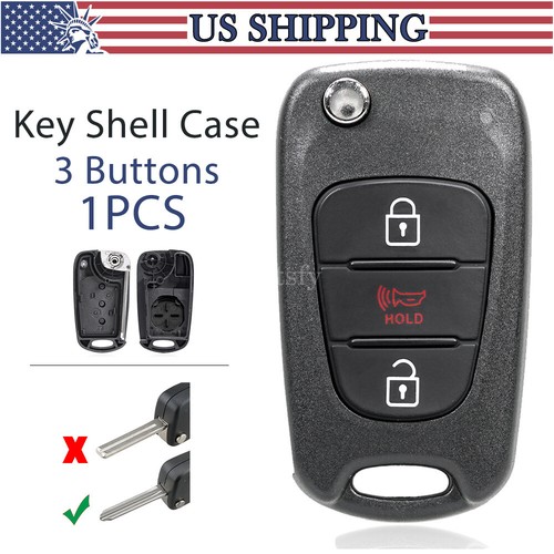 For 2010 2011 2012 2013 Kia Soul Sportage Key Fob Shell Case Cover 3 ...