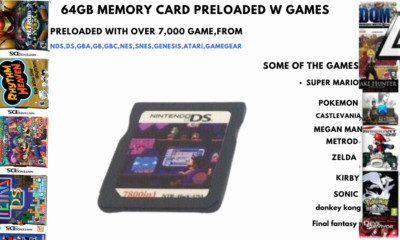 64GB MEMORY CARD Cartridge PRELOADED W GAMES | eBay