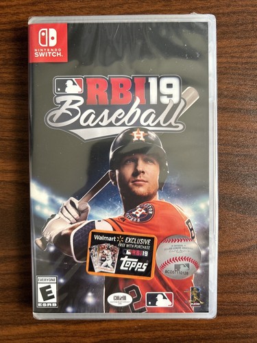 RBI Baseball 19 Nintendo Switch w/ Cards - New Factory Sealed Walmart ...