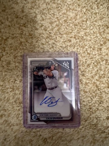 2024 Bowman Chrome - #CPA-CD Caleb Durbin (AU, RC) | eBay