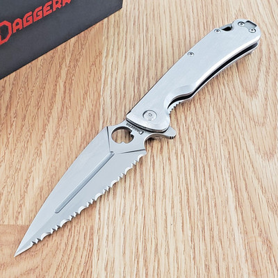 Daggerr Knives Arrow Folding Knife 4" Satin D2 Tool Steel Blade ...