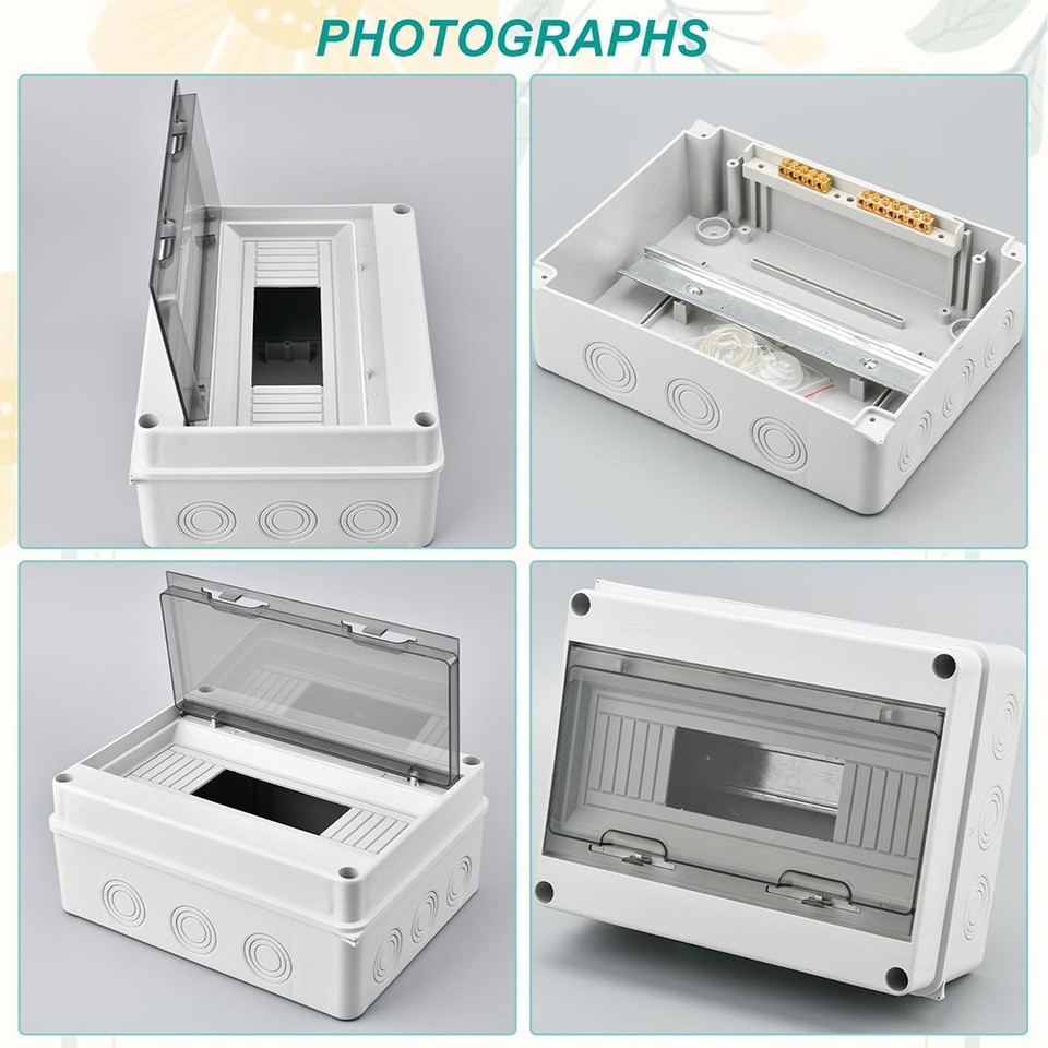 12-Way Distribution Box Brass Terminals Enhanced Connectivity Easy ...