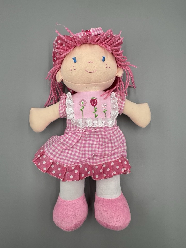 Pink Plush Rag Doll 12” Stuffed Lifestyle International Soft Toy In ...