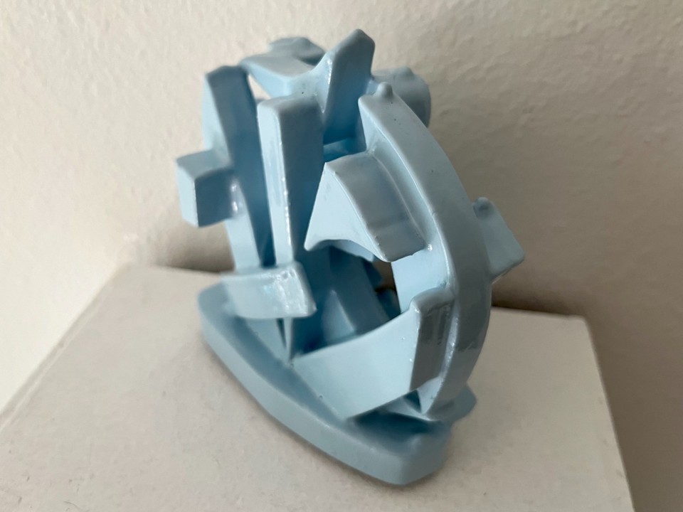 One Abstract Sculpture Constructivism Cubism Modern Art Influenced OOAK ...