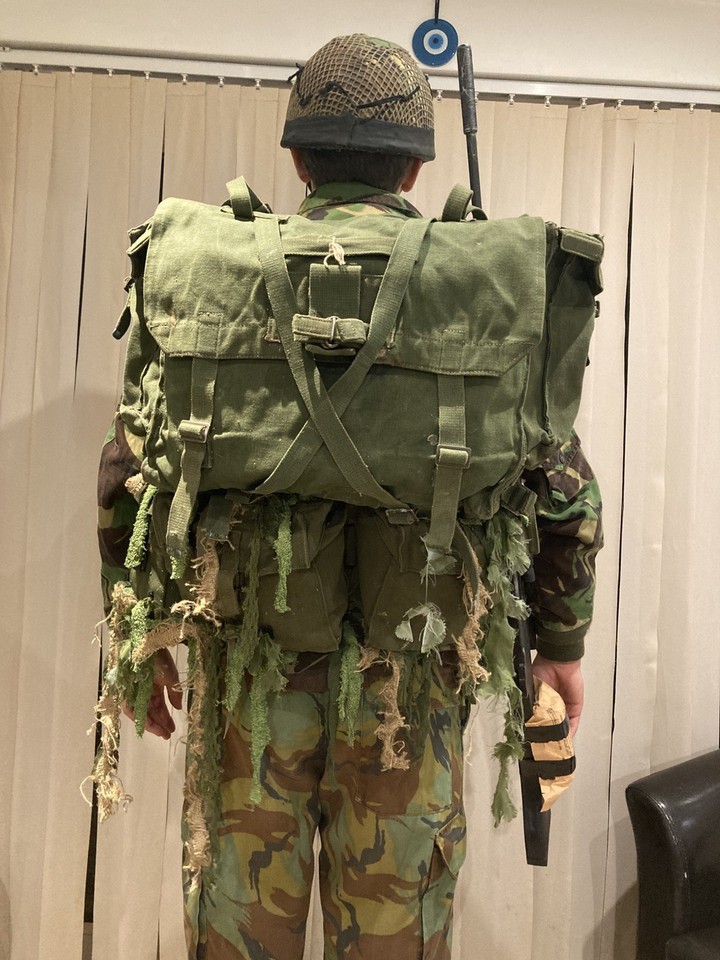 Vintage 58 Pattern British Army Cold War Infantry Soldiers Webbing ...